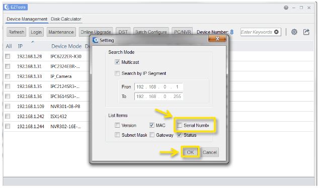 How to find the serial number on Uniview camera or NVR ...