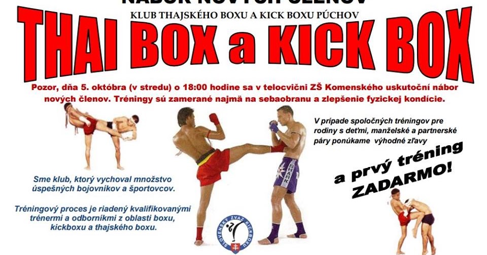 Iná PRAVDA: V Púchove môžete opäť trénovať thajský box a kick box
