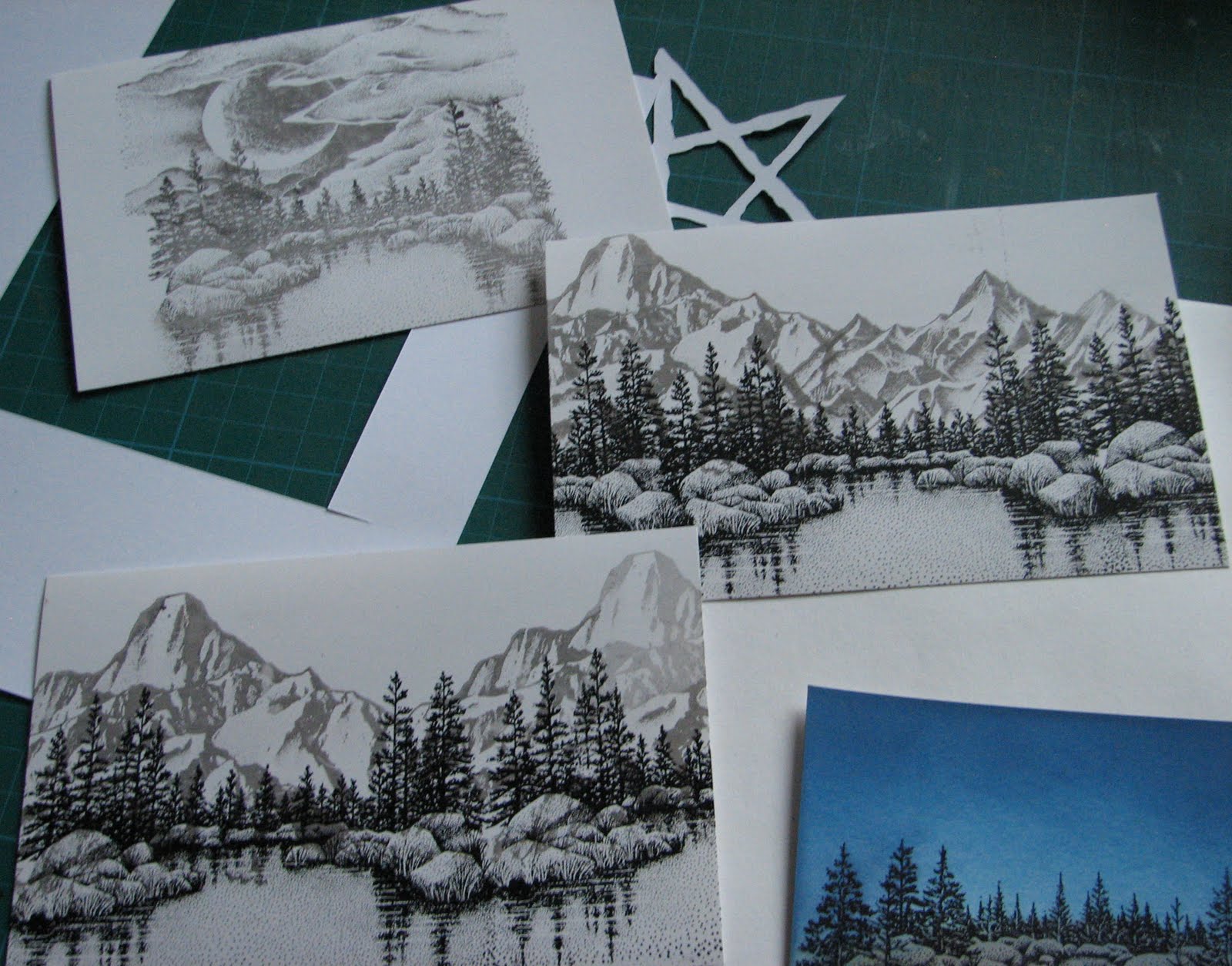 Silverwolf Cards: Stampscapes & Scenic stamping
