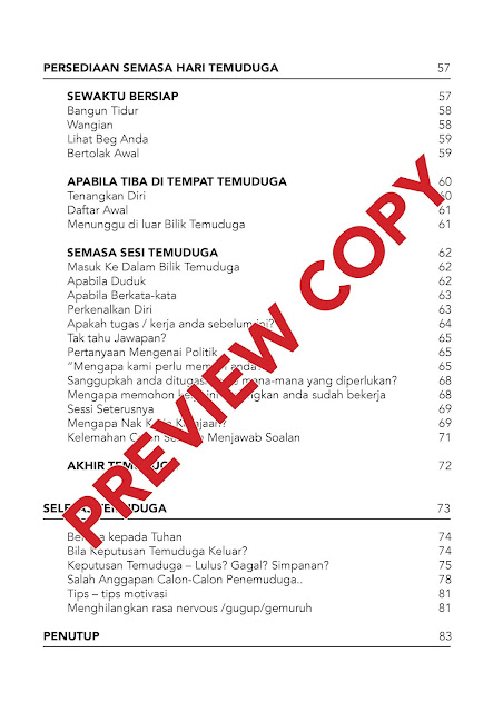 Panduan Temuduga Kerja Kerajaan