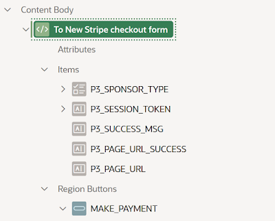 APEX stuff in one place: Oracle APEX and Stripe v3 part 2