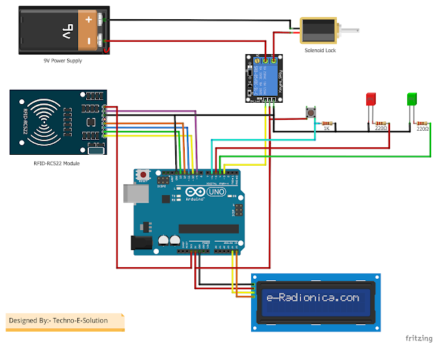 RFID Based Door Lock System Using Arduino Uno & RFID RC522 Module