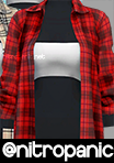 Tube Top BF Shirt for The Sims 4