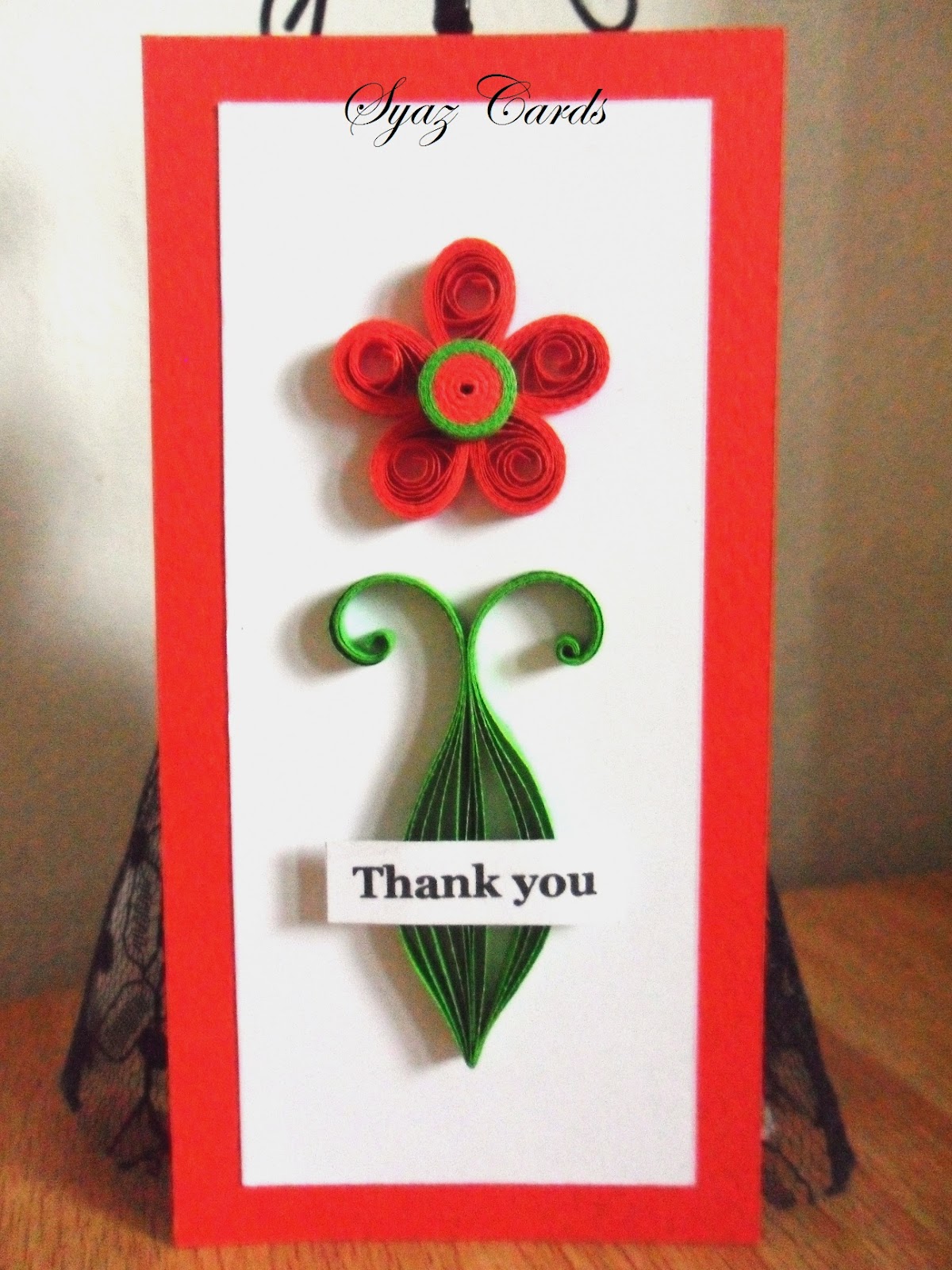 Syaz Cards: Simple flower