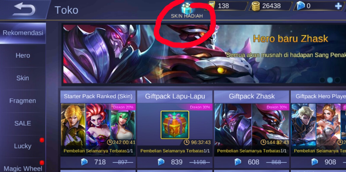 Nih Cara Gift Skin Mobile Legends Super Gampang - Membuat Donat