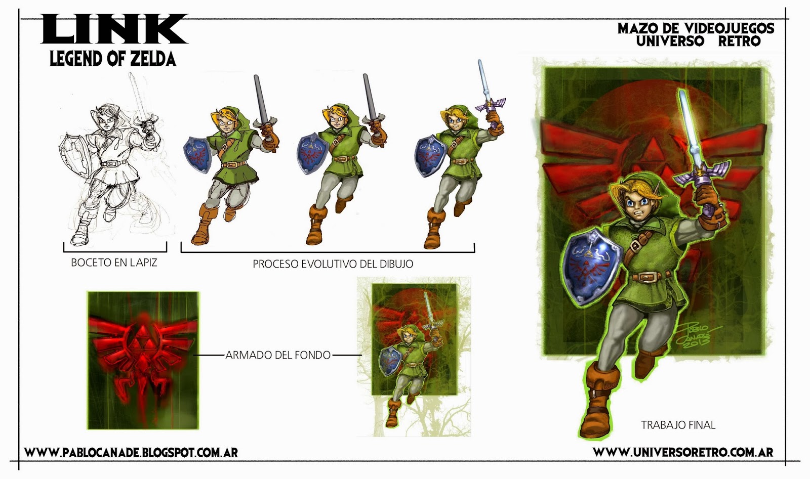 ilustraciones y fantasias: VIDEOJUEGOS - UNIVERSO RETRO - LINK ( LEGEND ...