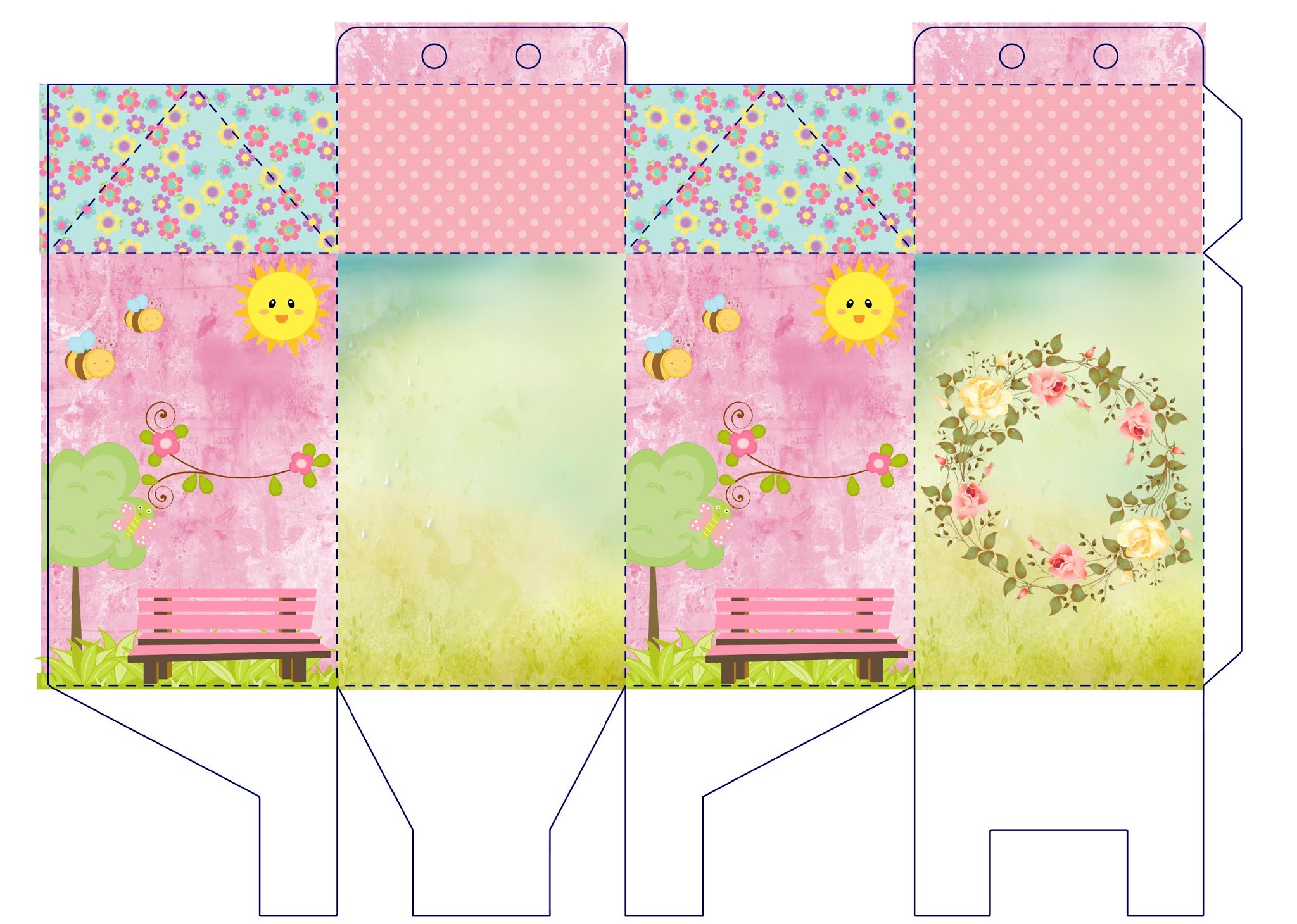 Molde De Milk Box SVG