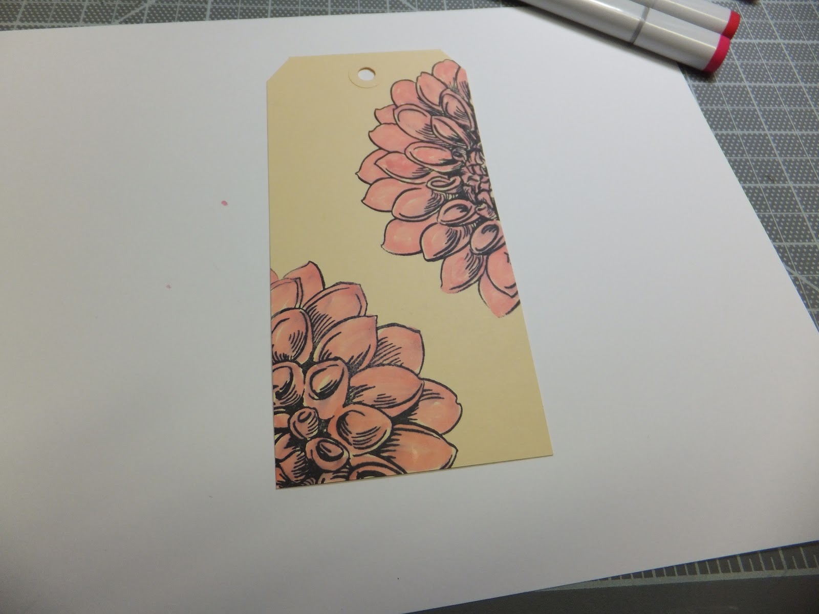 FotoBella: Copic Marker Tag Tutorial