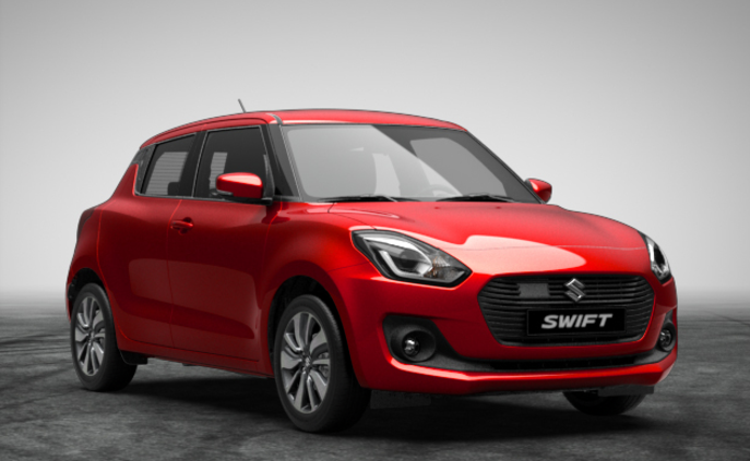 Suzuki Swift 5 (2017 à 2020) - Couleurs et code peinture