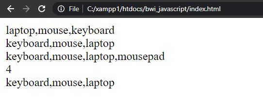 Belajar Mengenai Array Pada JavaScript - BelajarwithIB
