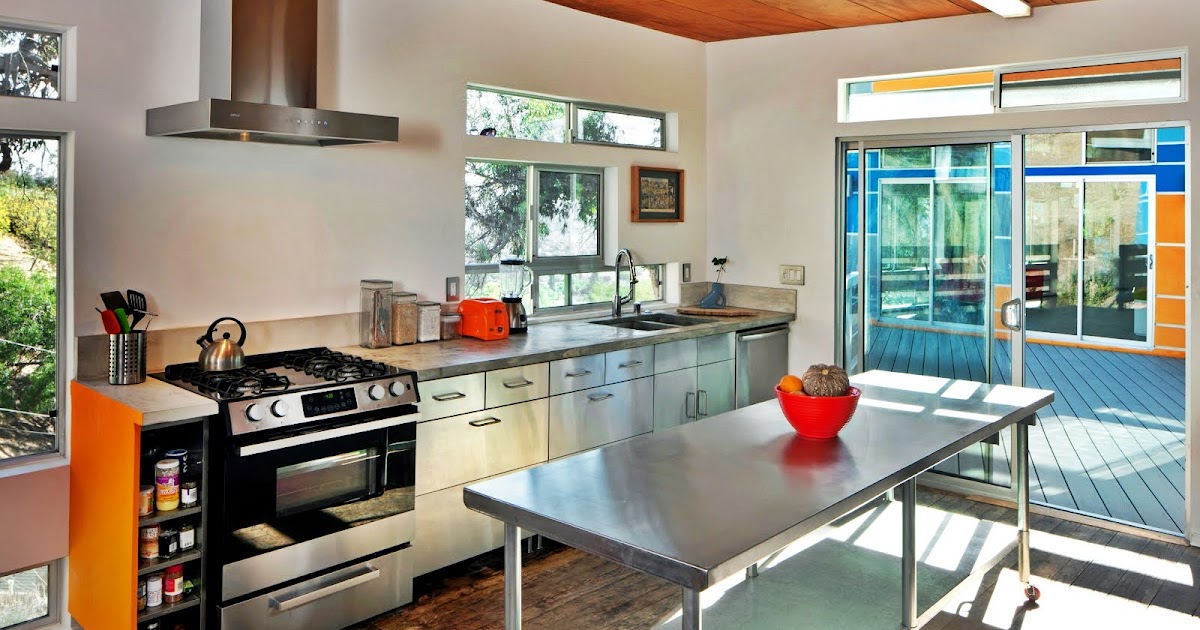 Meja kerja stainless & besi