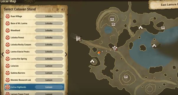 MH Stories 2 Team Build: Top Monsters (Royal), Location Maps