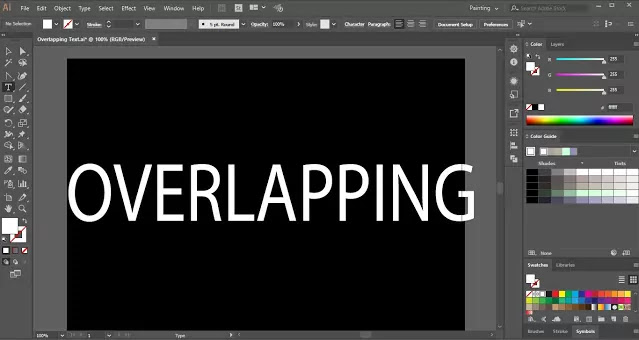 Overlapping Text in Adobe Illustrator - Adobe Tutorial