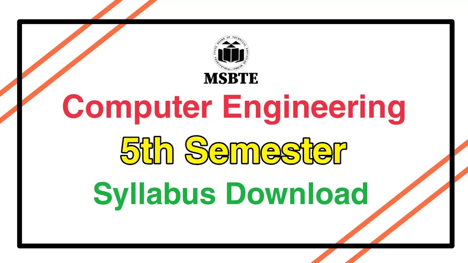 Computerit Engineering 5th Semester Syllabus Pdf Download Msbte I Scheme Syllabus