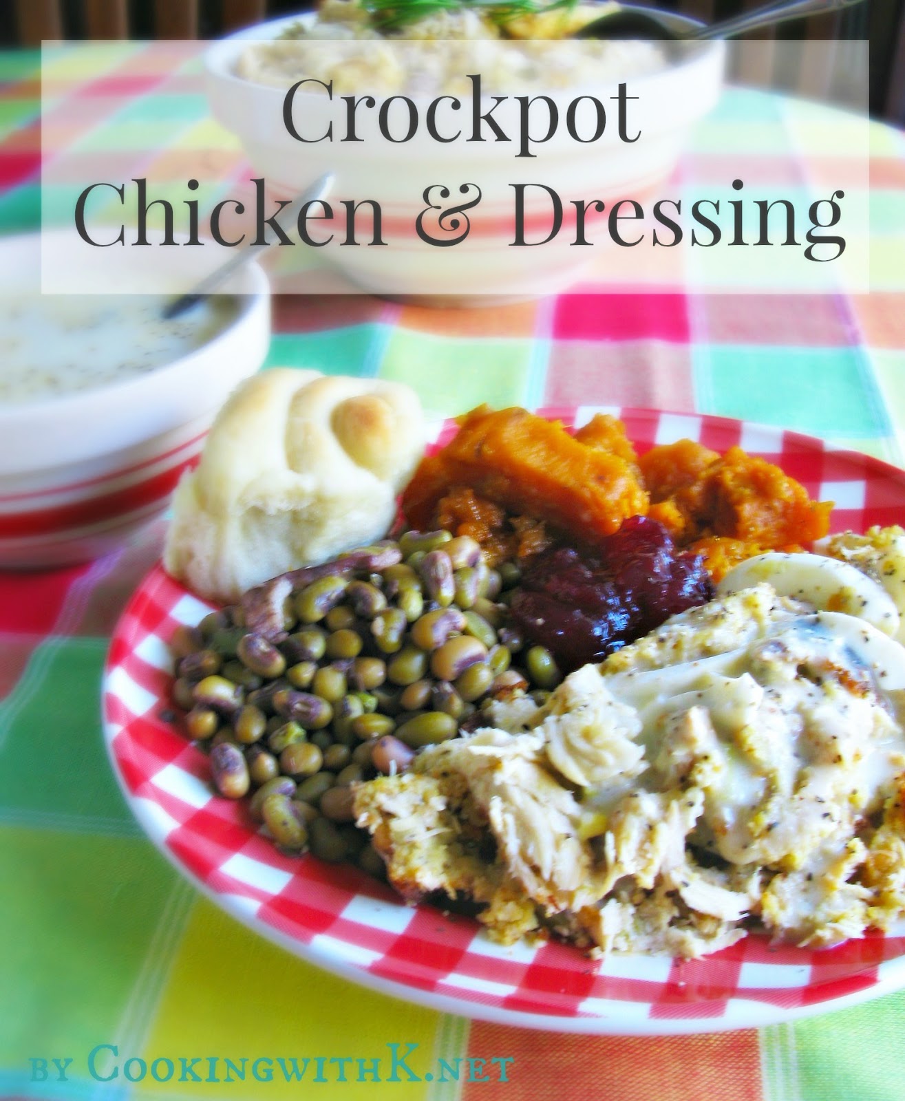 Crockpot (Hen) Chicken & Dressing {A Southern Favorite All Year Around!}