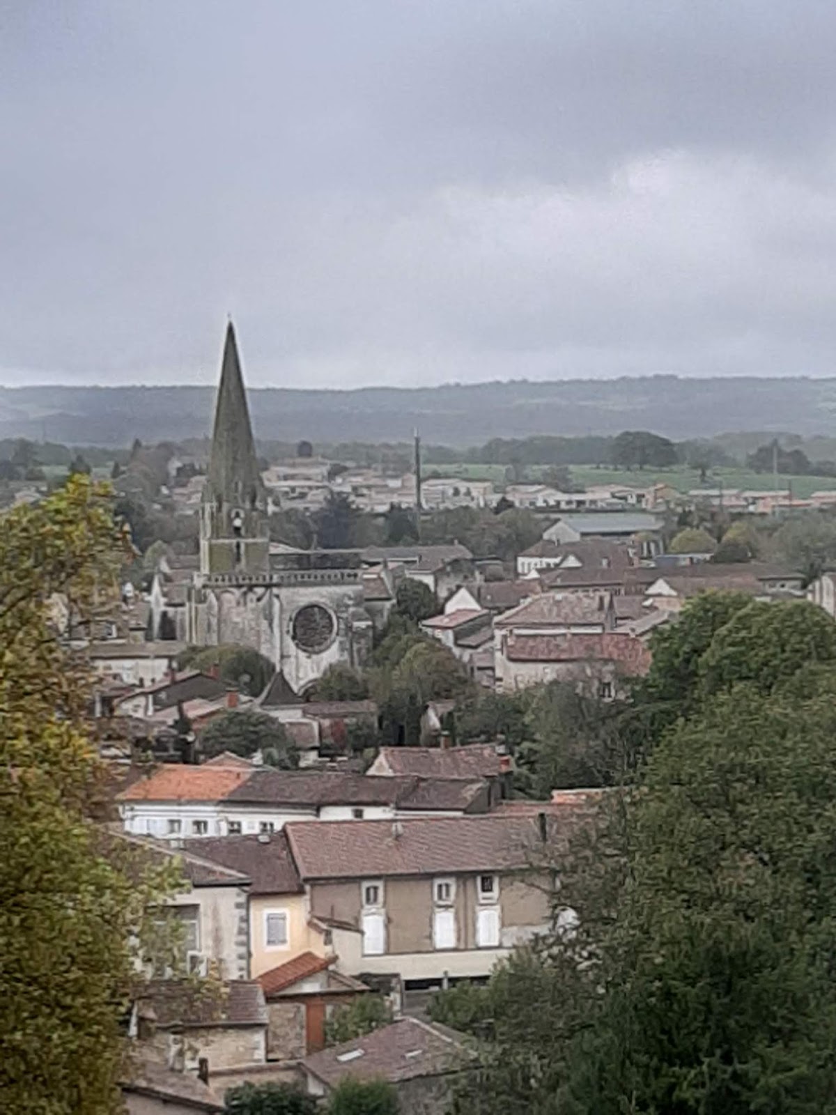 Balades dans les Charentes : La Rochefoucauld vu du château