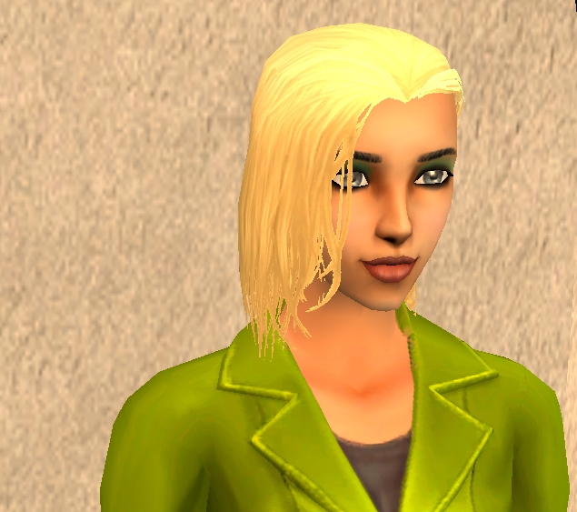 TheNinthWaveSims: The Sims 2 - M2F OFB Long Bangs Hairstyle For Women