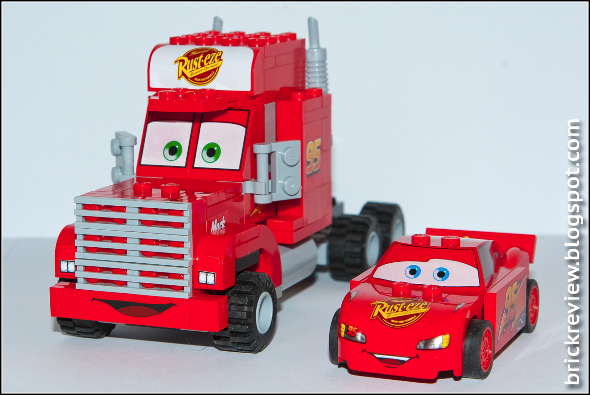 Brickreview: LEGO 8486: Mack Truck @ Disney Cars / Mack's Team Truck