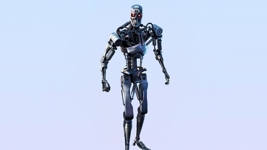 #7.3390, Terminator, T-800, Fortnite, Outfit, Skin, 4K Wallpaper PC Desktop