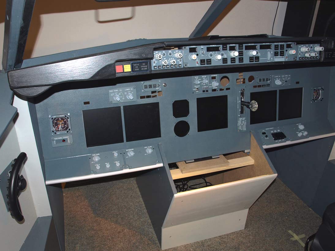 Boeing 737 Homecockpit: MIP (Main Instrumenten Panel) + CDU