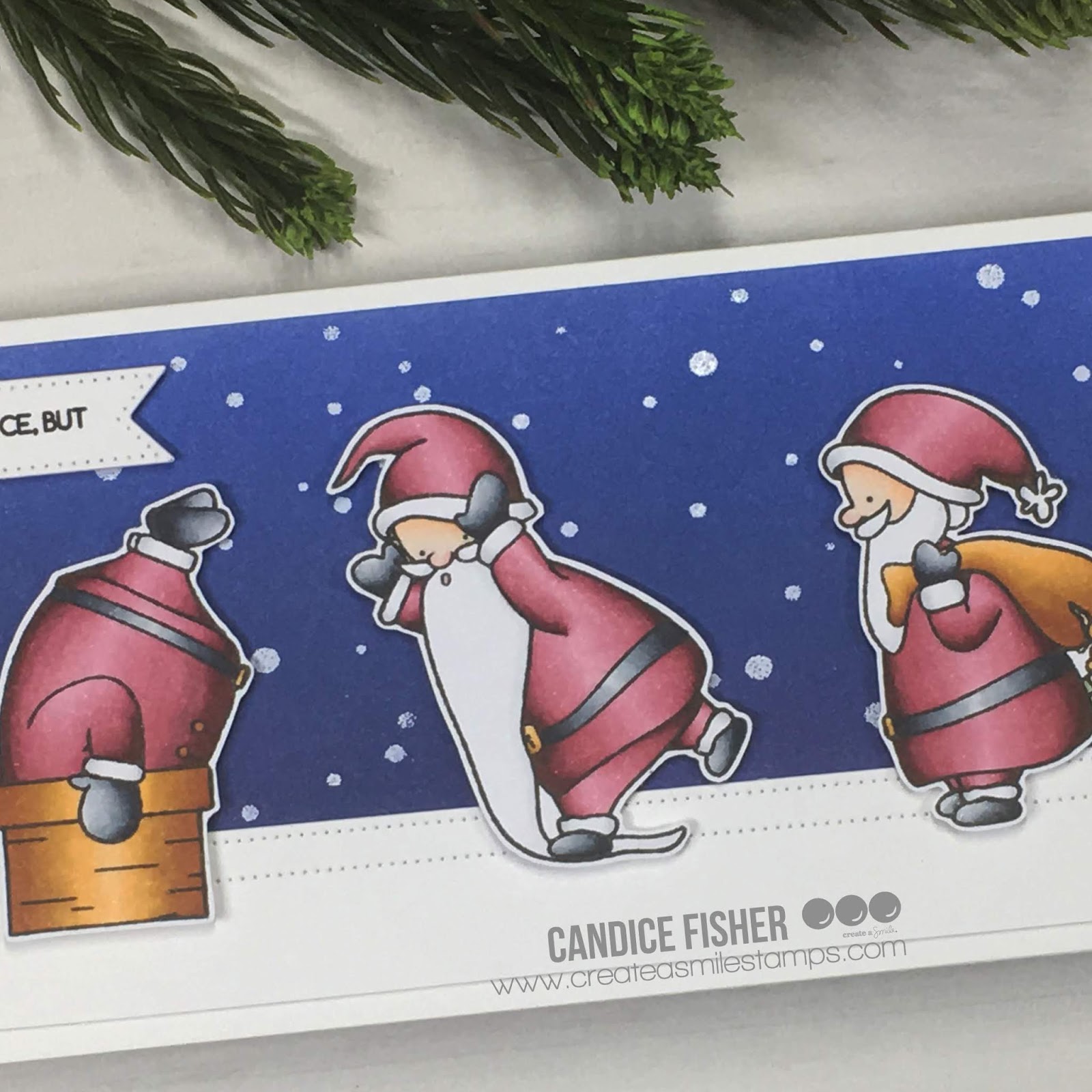Create a smile: Clumsy Santa
