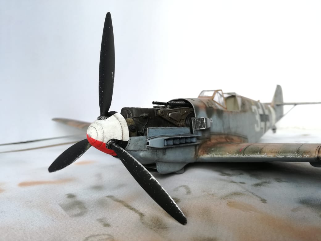 Bf 109 E4 trop Trumpeter 1/32 - Works in Progress - Large Scale Planes