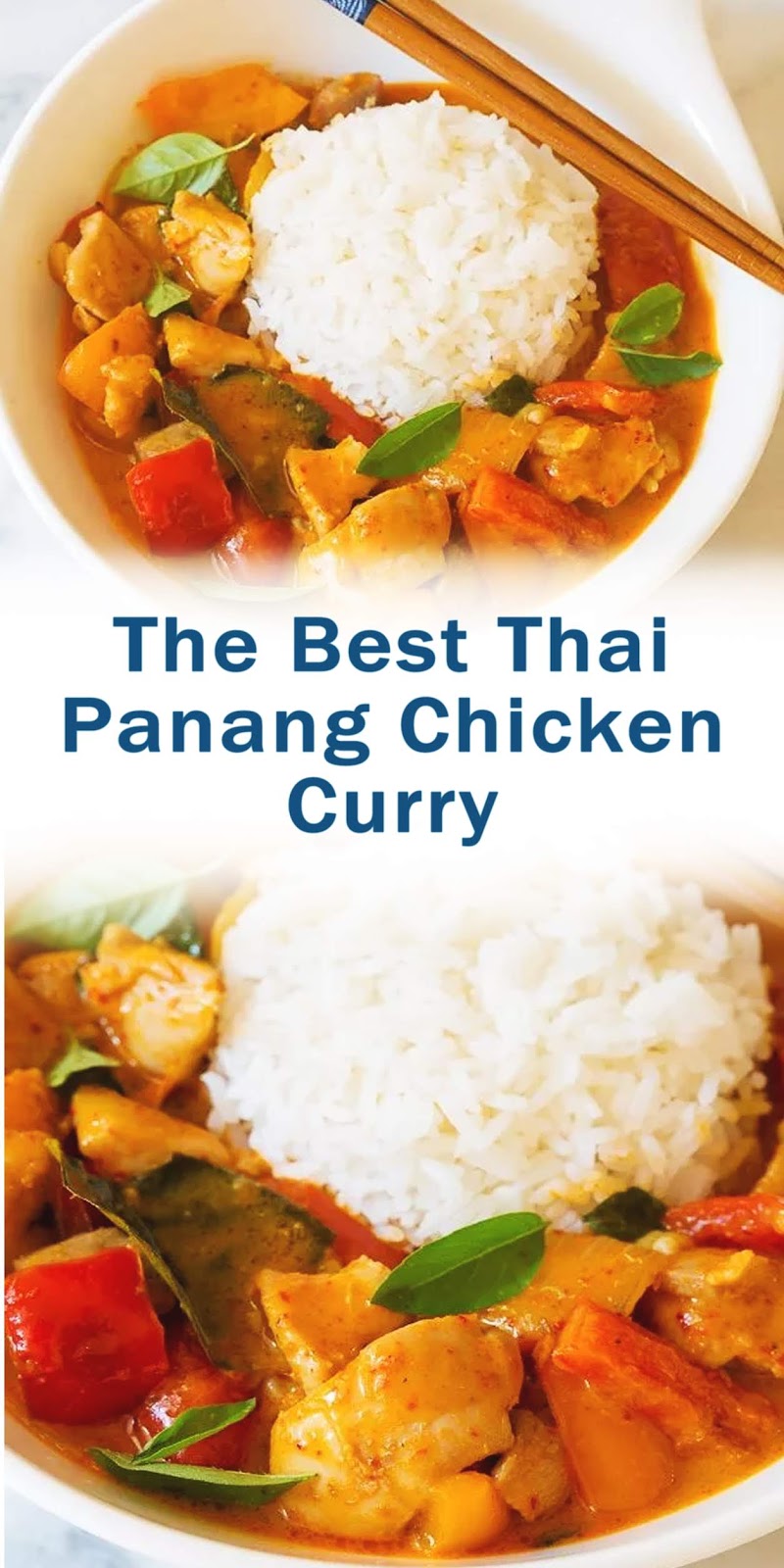 The Best Thai Panang Chicken Curry