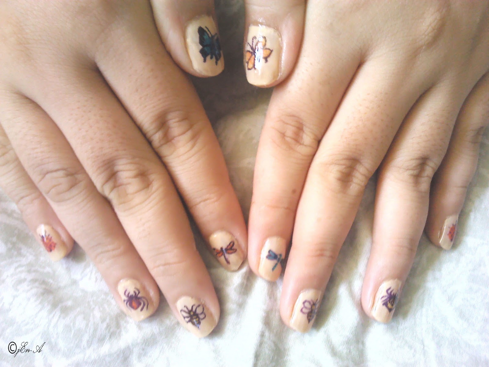 Everything and Anything Under The Sun: Insect Nail Art