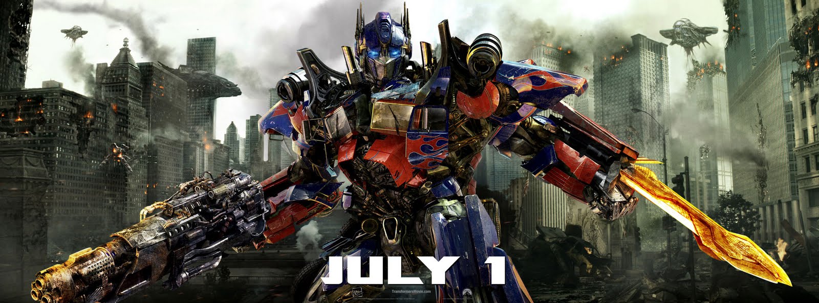 New Transformers DOTM Banner and Promo Art Featuring Optimus Prime and ...