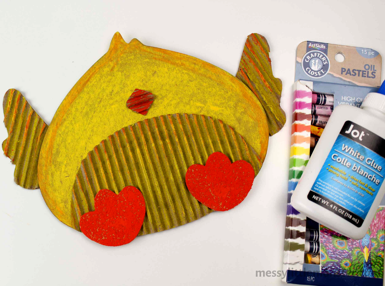 Cardboard Chick Craft (with chick template) - Messy Little Monster