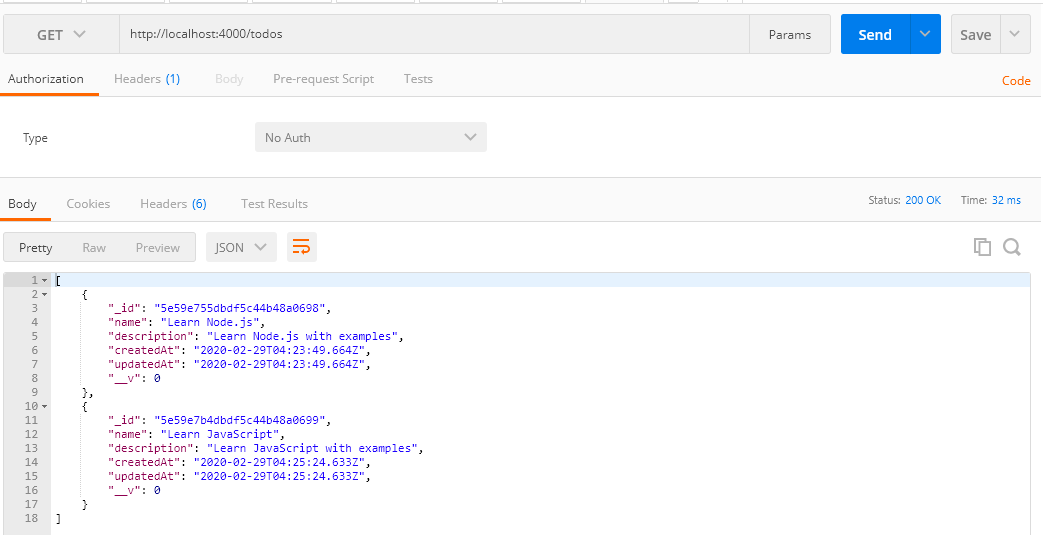 Node JS, Express, MongoDB CRUD REST API Tutorial