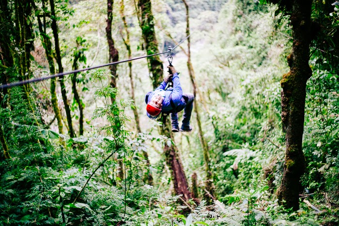 Hope Engaged: Zip Lining // Banos, Ecuador