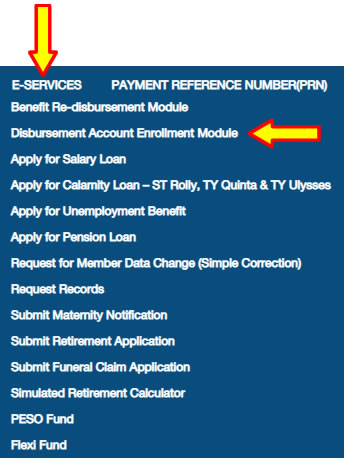 How to Enroll Disbursement Account in SSS using GCash