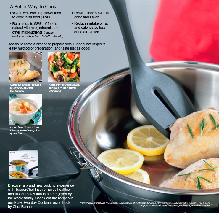 MySarah Tupperware Syndicate: Tupperchef Inspire Cookware