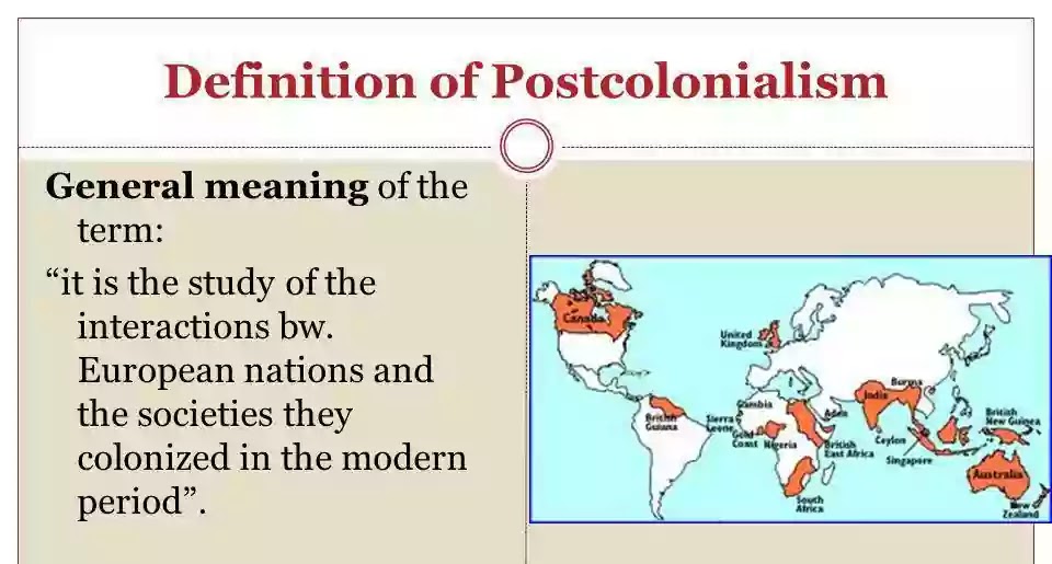 Postcolonialism : English literature main features