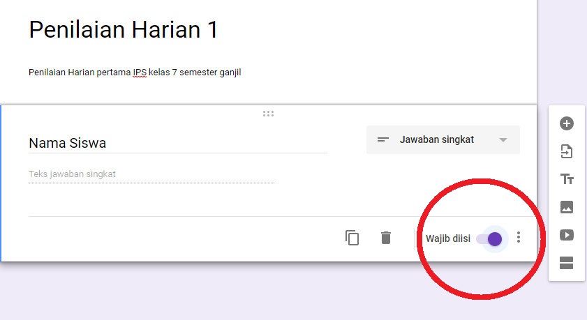 cara membuat google form dengan token