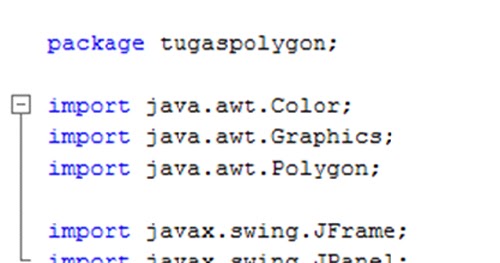 Membuat Polygon dan Polyline di Java