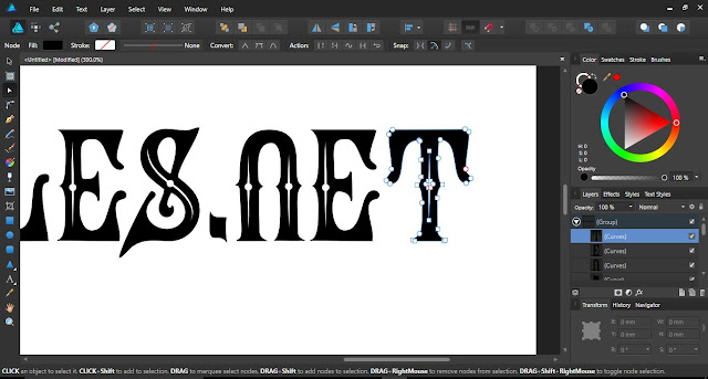Text basics in Affinity Designer | Design Bundles