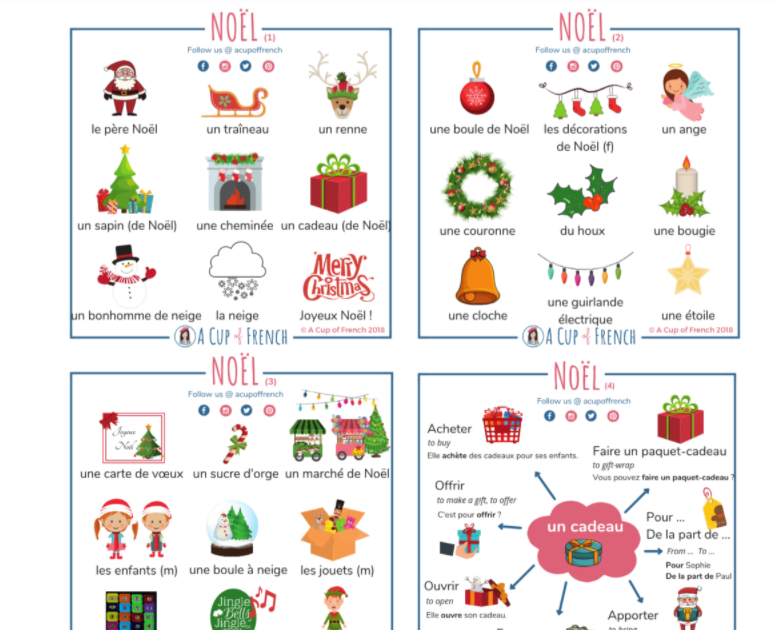 FLE AU LYCÉE: Activités de Noël