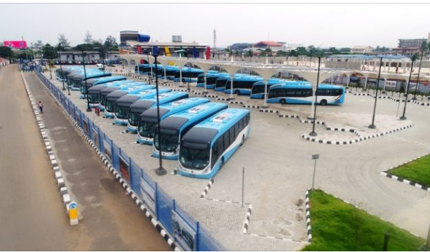PHOTOS: First set of new BRT buses arrive Lagos terminals | Nigerian ...