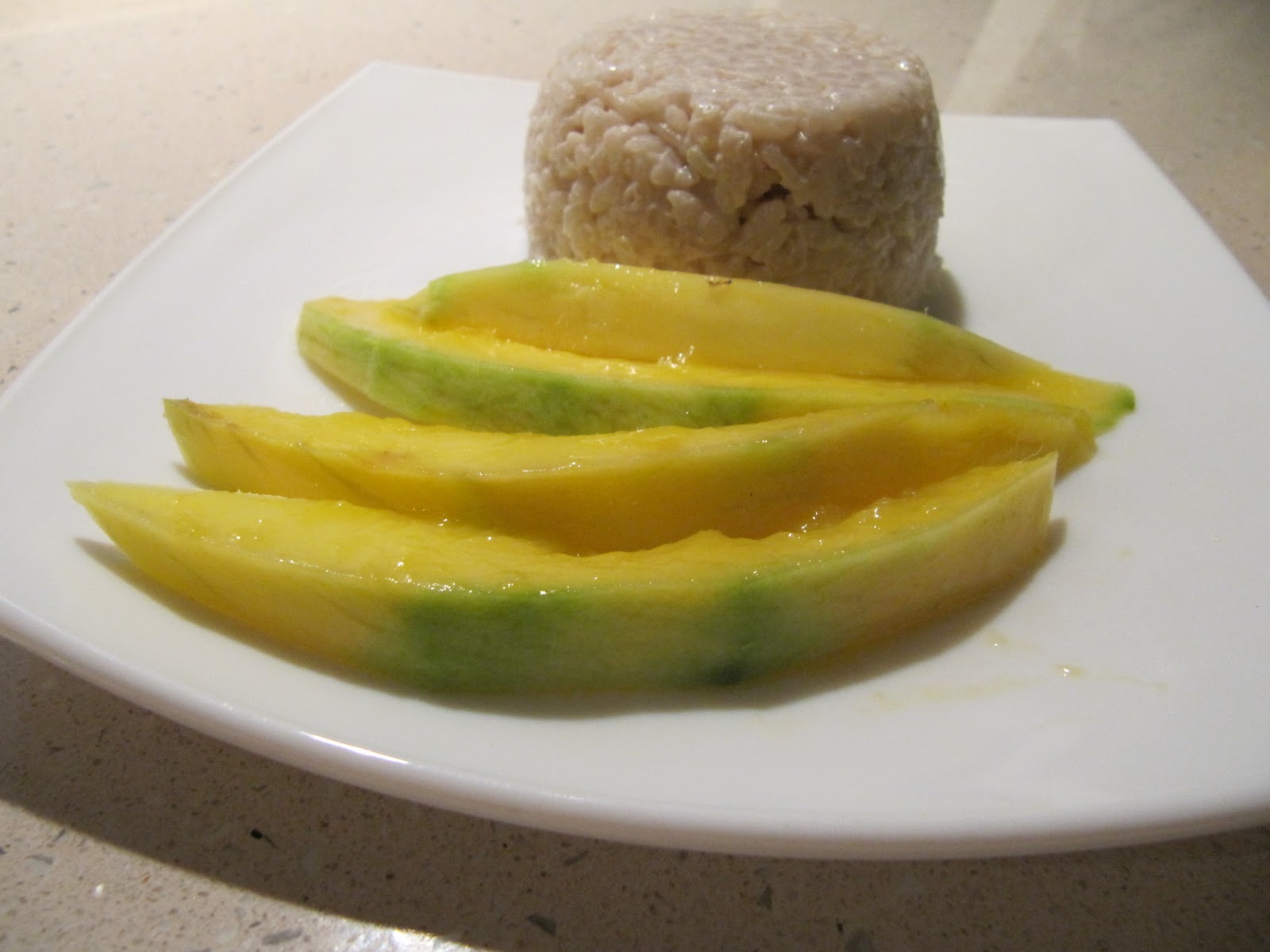 THERMOVEGGIE: Arroz glutinoso con mango o "mango sticky rice"
