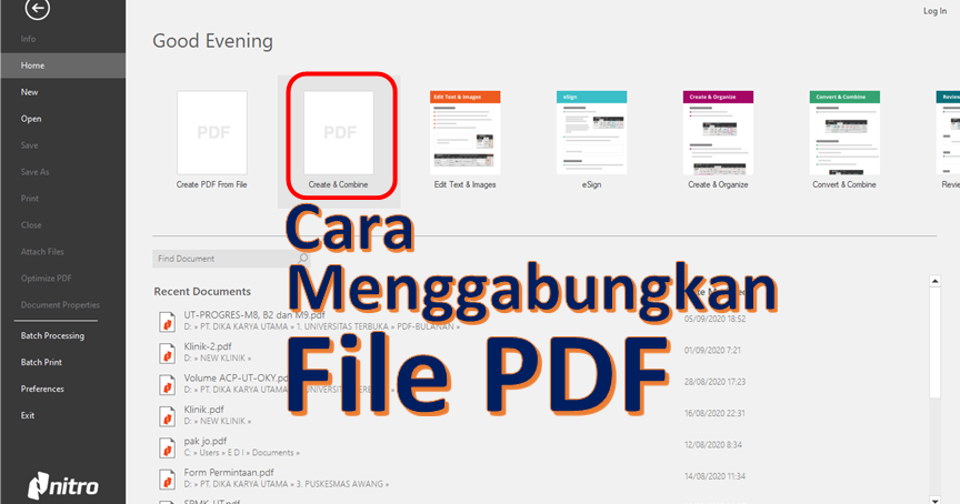 Cara Nak Combile Gambar Dalam Satu File Pdf