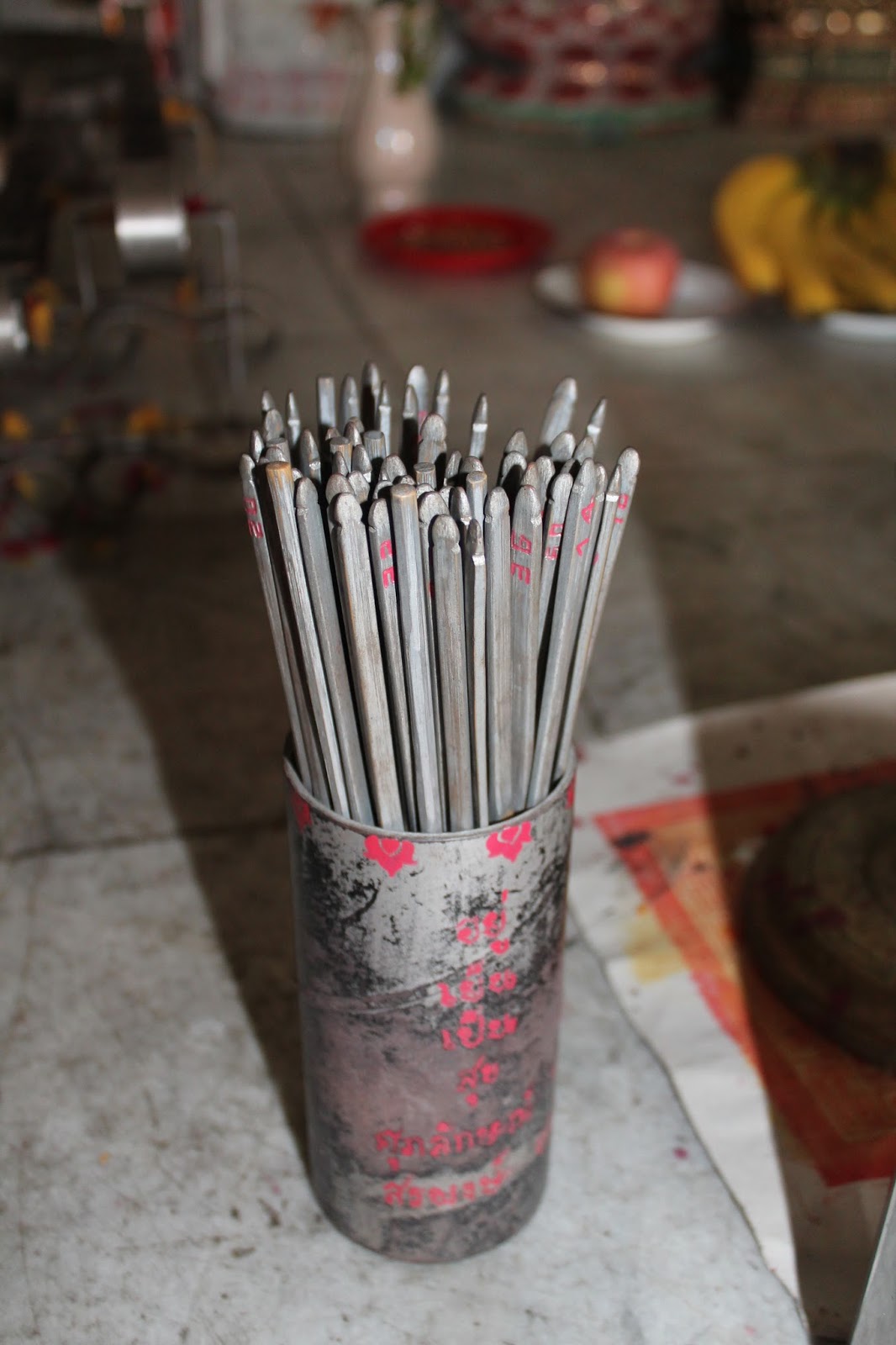 Things to do (closed): Bang Neow Chinese Shrine (Fortune Telling Sticks ...