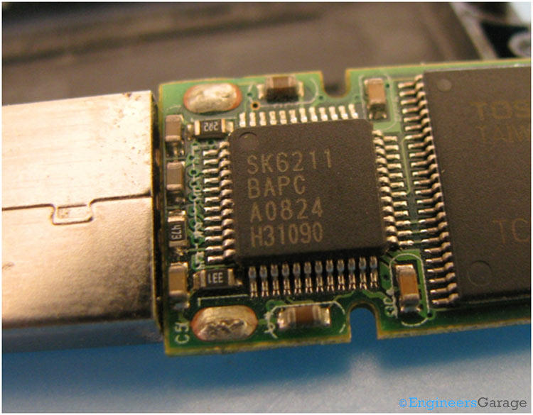 ELECTRONICS GURUKULAM: How pendrive Works?