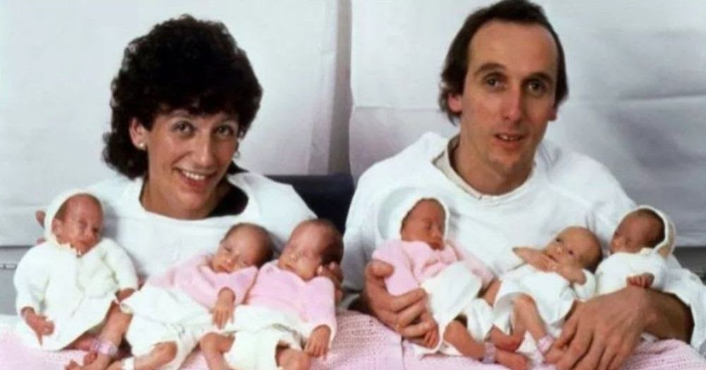 The World’s First Known Surviving Set of All-Girl Sextuplets ~ Vintage ...