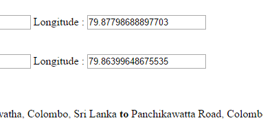 Easy Code Stuff: Getting The Direction Between Two Locations Using Google MAP API