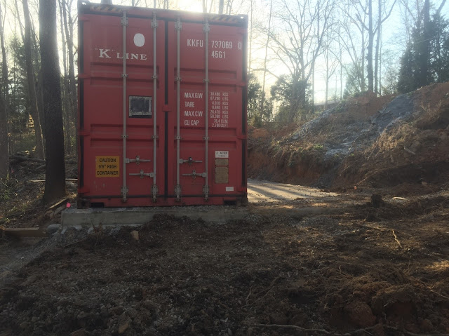 Container Home: Delivering the First Shipping Container - 16 May 2015 ...