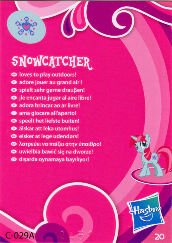 MLP Snowcatcher Blind Bag Cards | MLP Merch