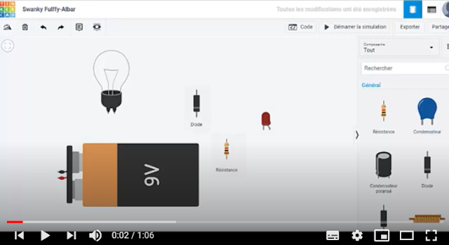 Mecanique En Ligne Tinkercad Circuit Cours En Pdf Avec Les Explications En Vidéos Sur Youtube