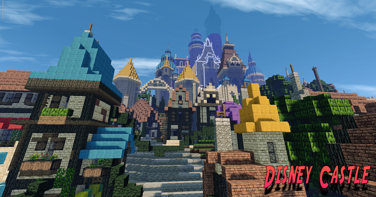 Disney Castle - Minecraft BE Map - GAMING BLOG